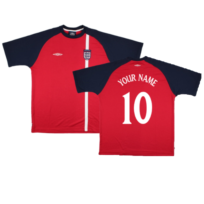 England 2001-03 Umbro Training Shirt (XL) (Excellent) (Your Name ...