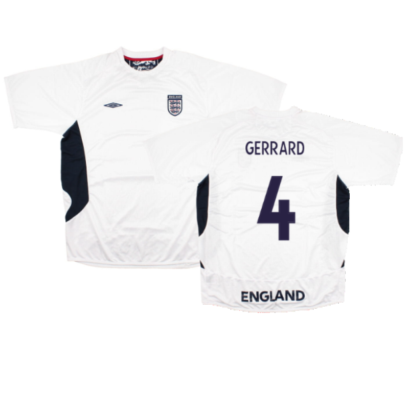 England 2005-07 Umbro Training Shirt (L) (Mint) (GERRARD 4) – Classic ...