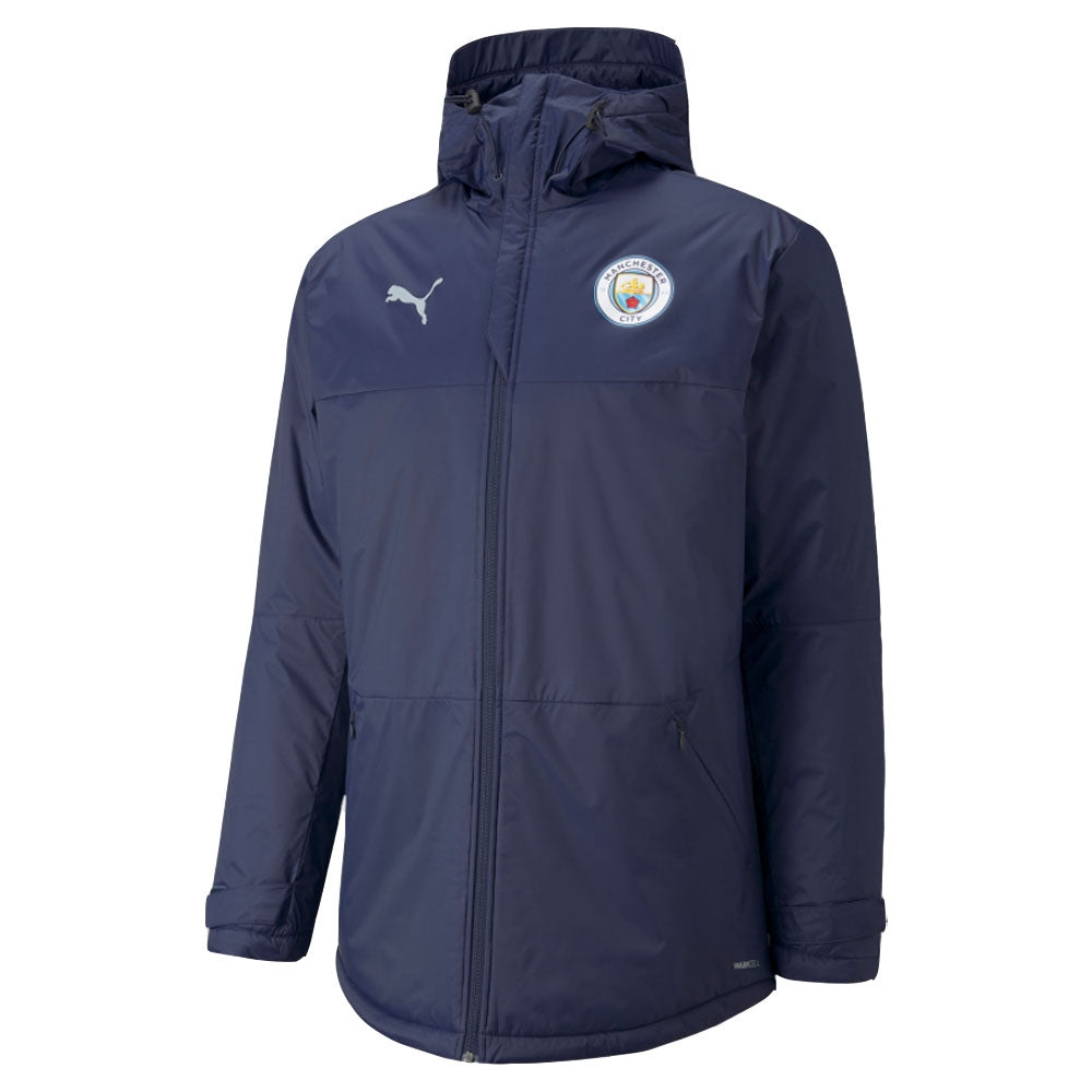 2021-2022 Man City Winter Jacket (Peacot) – Classic Football Kit