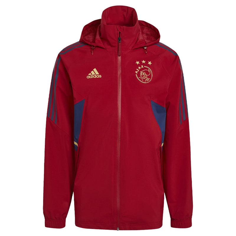 2022-2023 Ajax Rain Jacket (Red) – Classic Football Kit