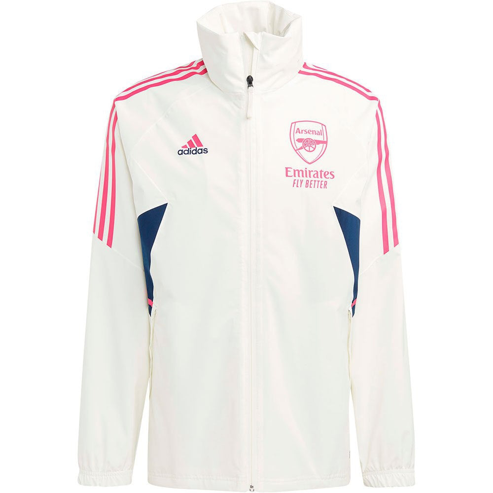 2022-2023 Arsenal Rain Jacket (Off White) – Classic Football Kit