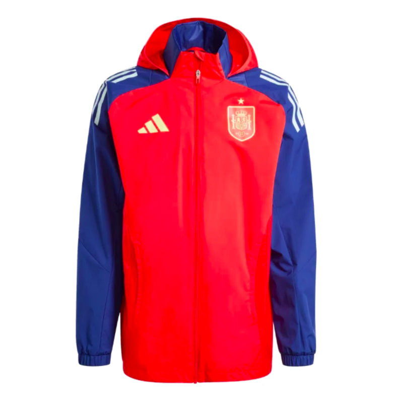 2024-2025 Spain Allweather Jacket (Red) – Classic Football Kit