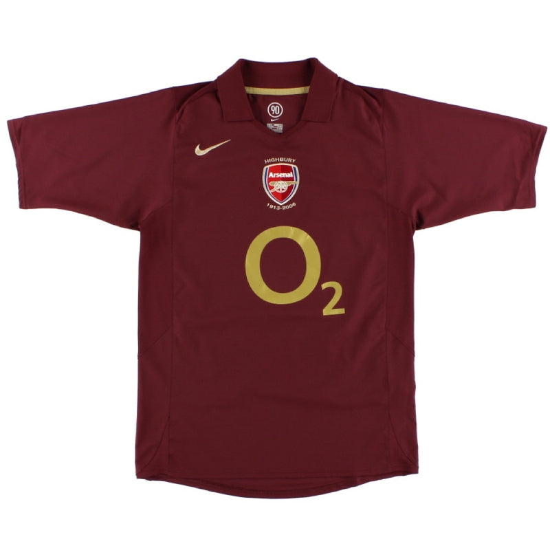 Arsenal 2005-06 Home Shirt (L) (Excellent) – Classic Football Kit