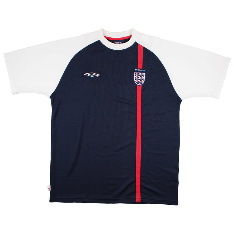 England 2001-03 Umbro Training Shirt (M) (Fair) – Classic Football Kit