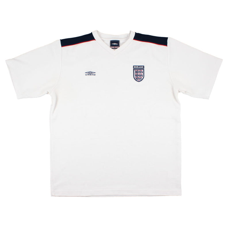 England 1999-2001 Umbro Training Shirt (L) (Heskey 19) (Excellent ...