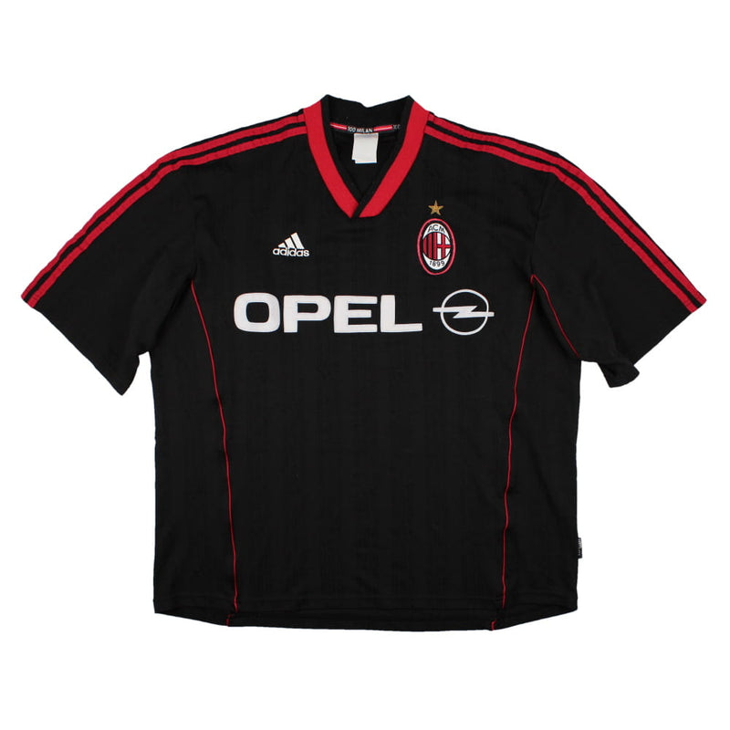 AC Milan 2000-01 Adidas Training Shirt (XL) (Ba 33) (Good) – Classic ...