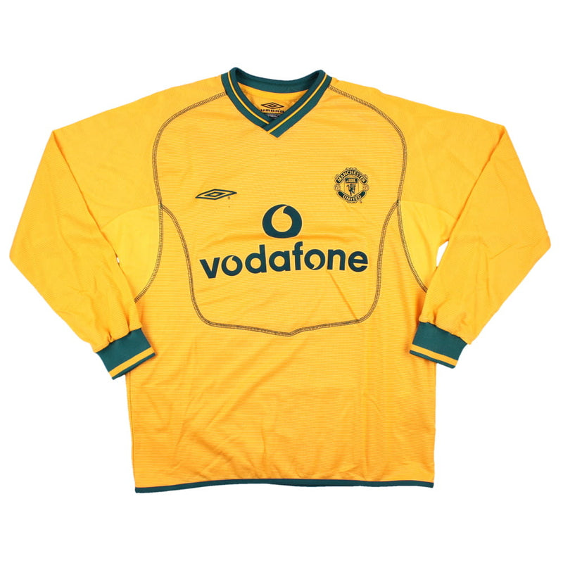 Manchester United 2001-02 Goalkeeper Third Shirt (Y) Barthez #1 Signed ...