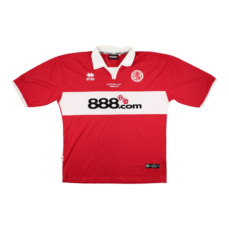 Middlesbrough 2004-05 Home Shirt With Cup Winners Embroidery (L) (Chri ...