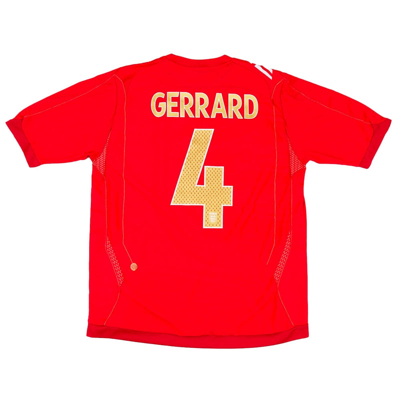 England 2006-08 Away Gerrard #4 (XXL) (Excellent) – Classic Football Kit