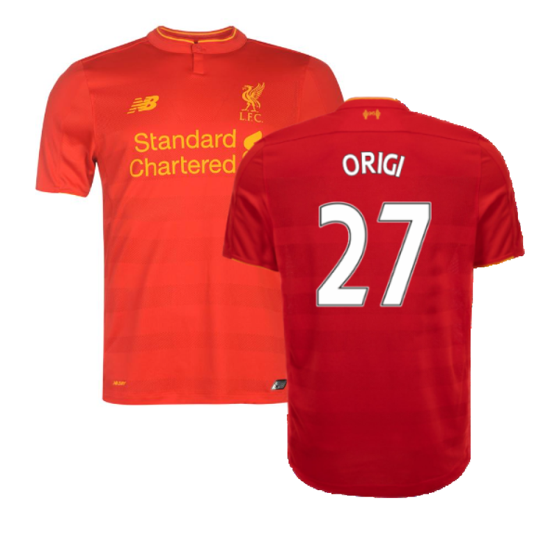 Liverpool 2016-17 Home Football Shirt (Excellent) (Origi 27) – Classic ...