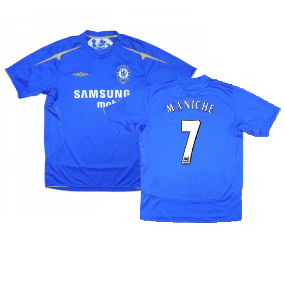 Chelsea 2005-06 Home (XL) (Maniche 7) (Excellent) – Classic Football Kit