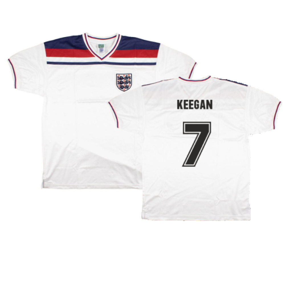 England 1980-82 Score Draw Replica Home Shirt (XL) (Excellent) (Keegan ...