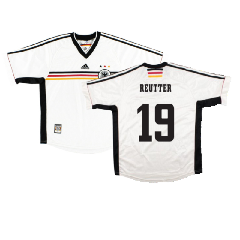 Germany 1998-00 Home Shirt (M) (Good) (Reutter 19) – Classic Football Kit
