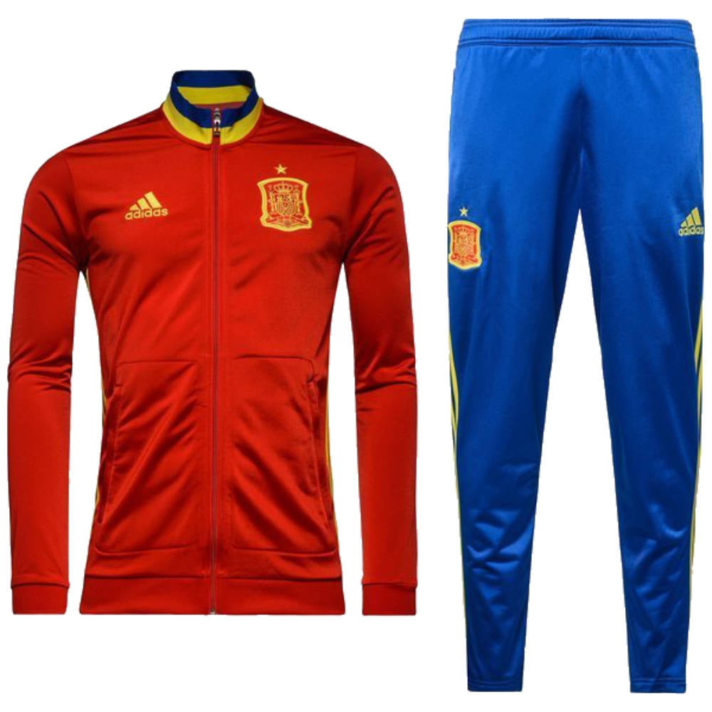 2016-2017 Spain PES Tracksuit (Red) – Classic Football Kit